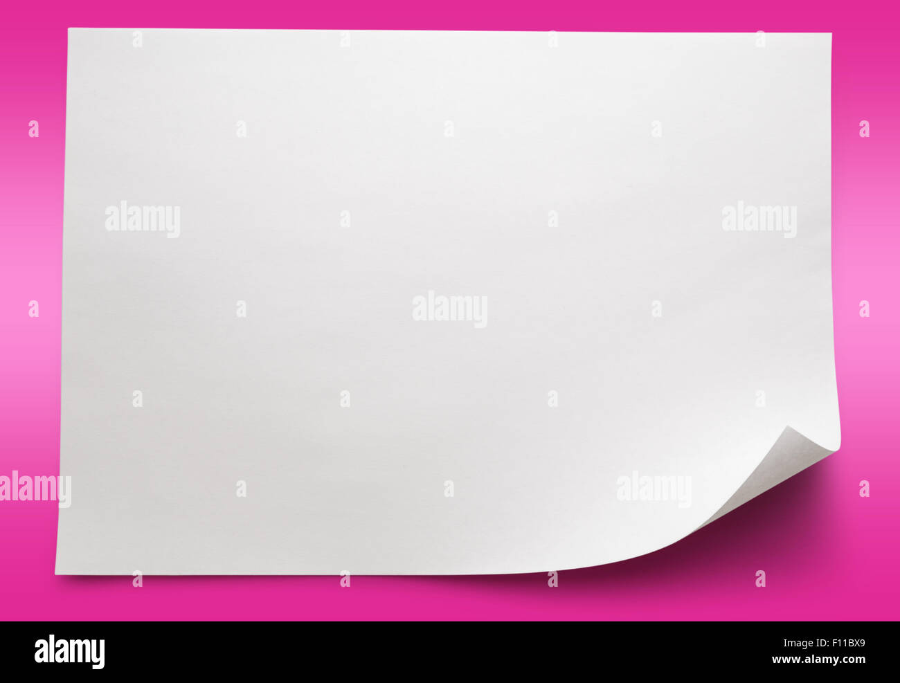 Template on blank sheet hi-res stock photography and images - Alamy