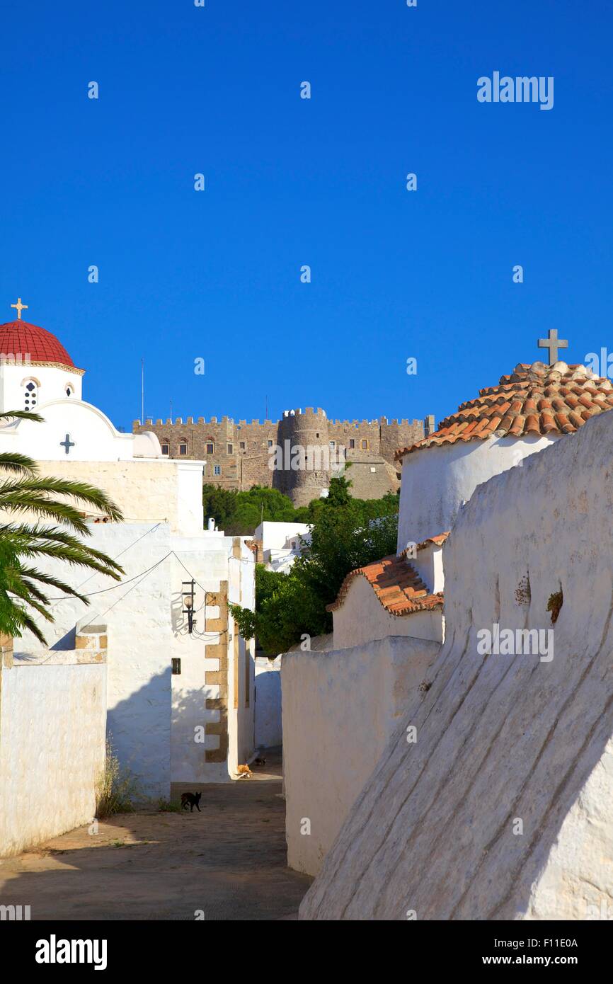 Monastery of saint john, patmos hi-res stock photography and images - Alamy