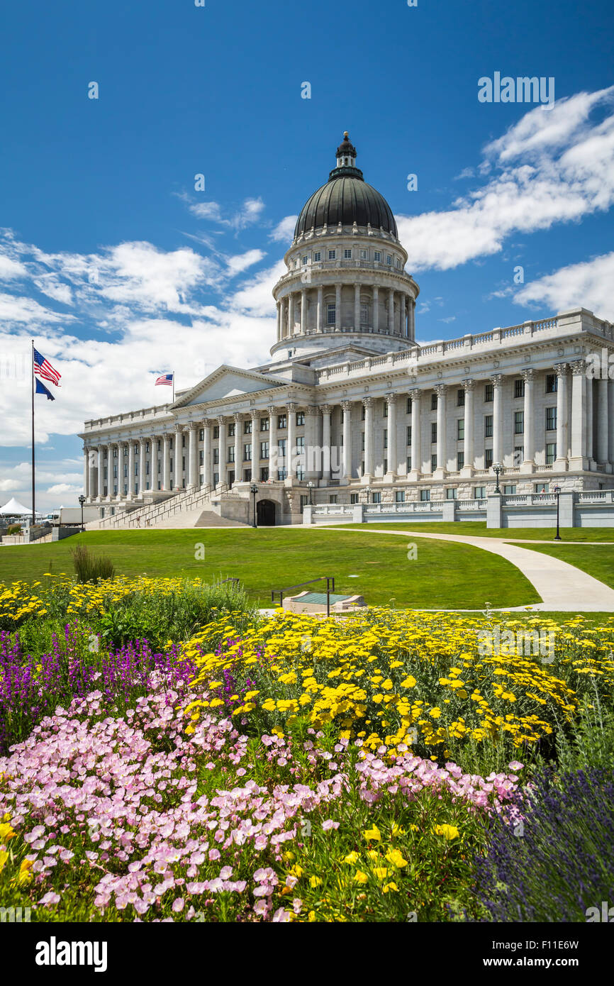 The Utah Sate Capitol building in Salt Lake City, Utah Stock Photo - Alamy