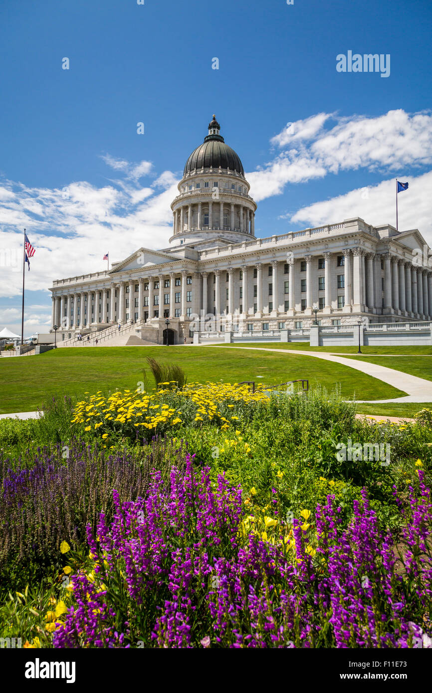 The Utah Sate Capitol building in Salt Lake City, Utah Stock Photo - Alamy