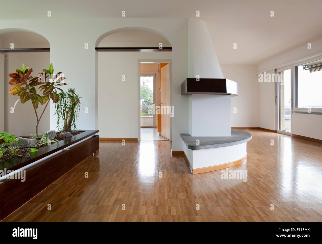 Modern apartment, interior Stock Photo - Alamy
