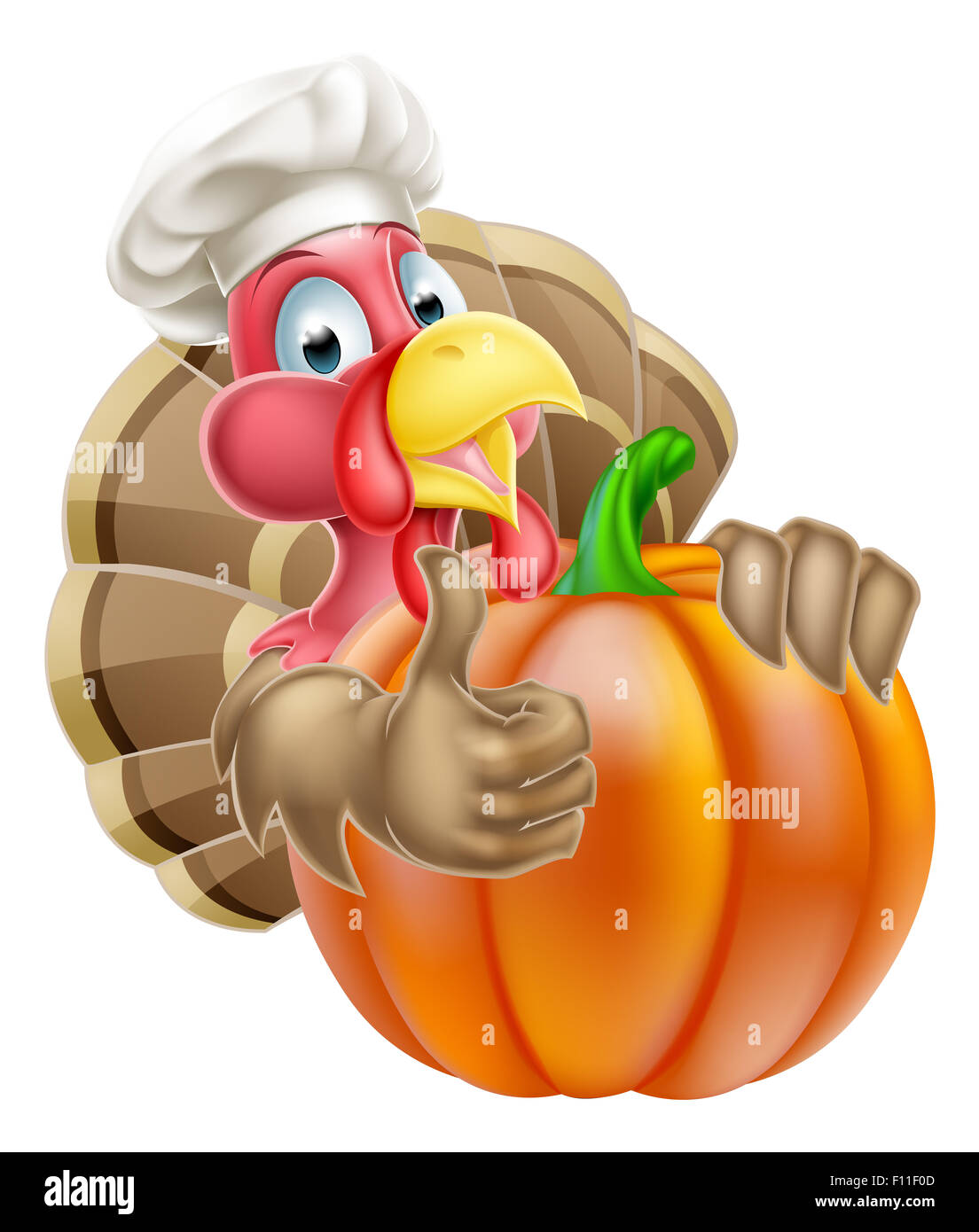 Happy Turkey Thumbs Up