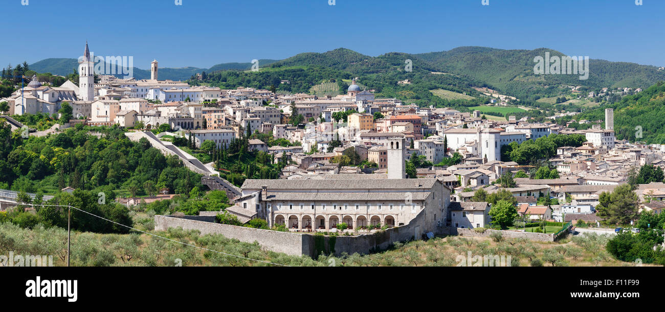 Cityscape with Duomo Santa Maria Assunta and San Ponziano monastery ...