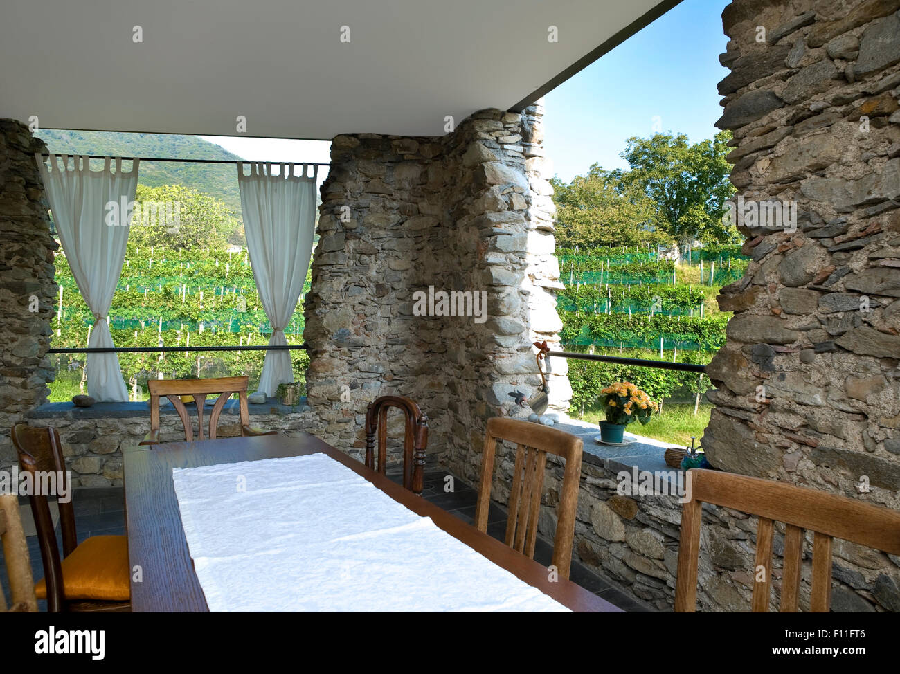 Stone veranda hi-res stock photography and images - Alamy