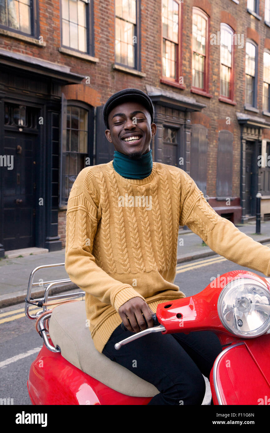 Black male riding on hi-res stock photography and images - Alamy