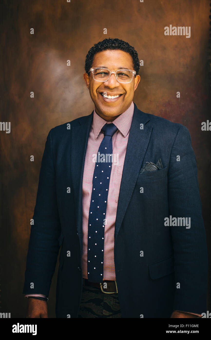 Indian male 40s smiling hi-res stock photography and images - Alamy