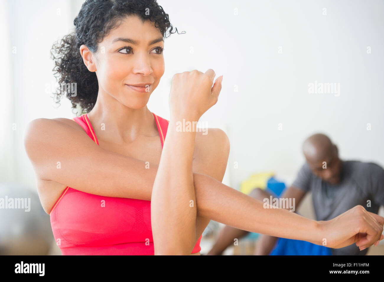 Close up woman on gym hi-res stock photography and images - Alamy