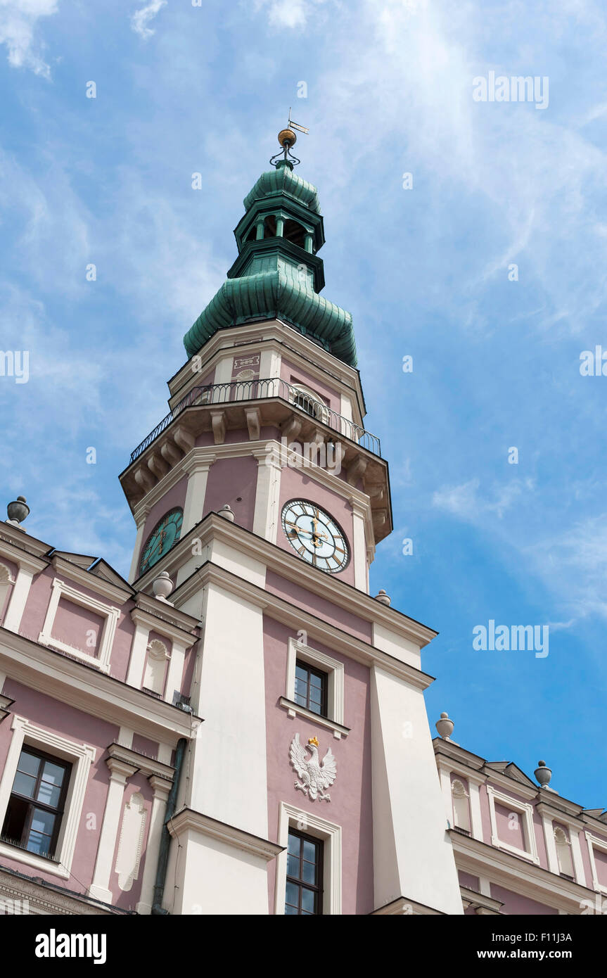 Old main market square in the old town of "Zamosc" - UNESCO World ...