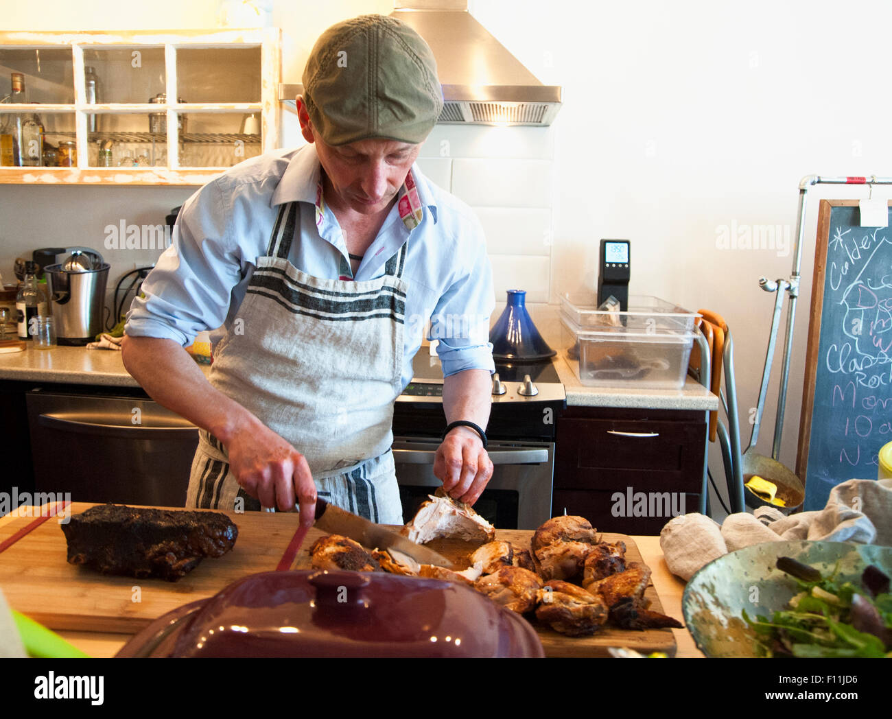 Roasted meat preparation hi-res stock photography and images - Alamy