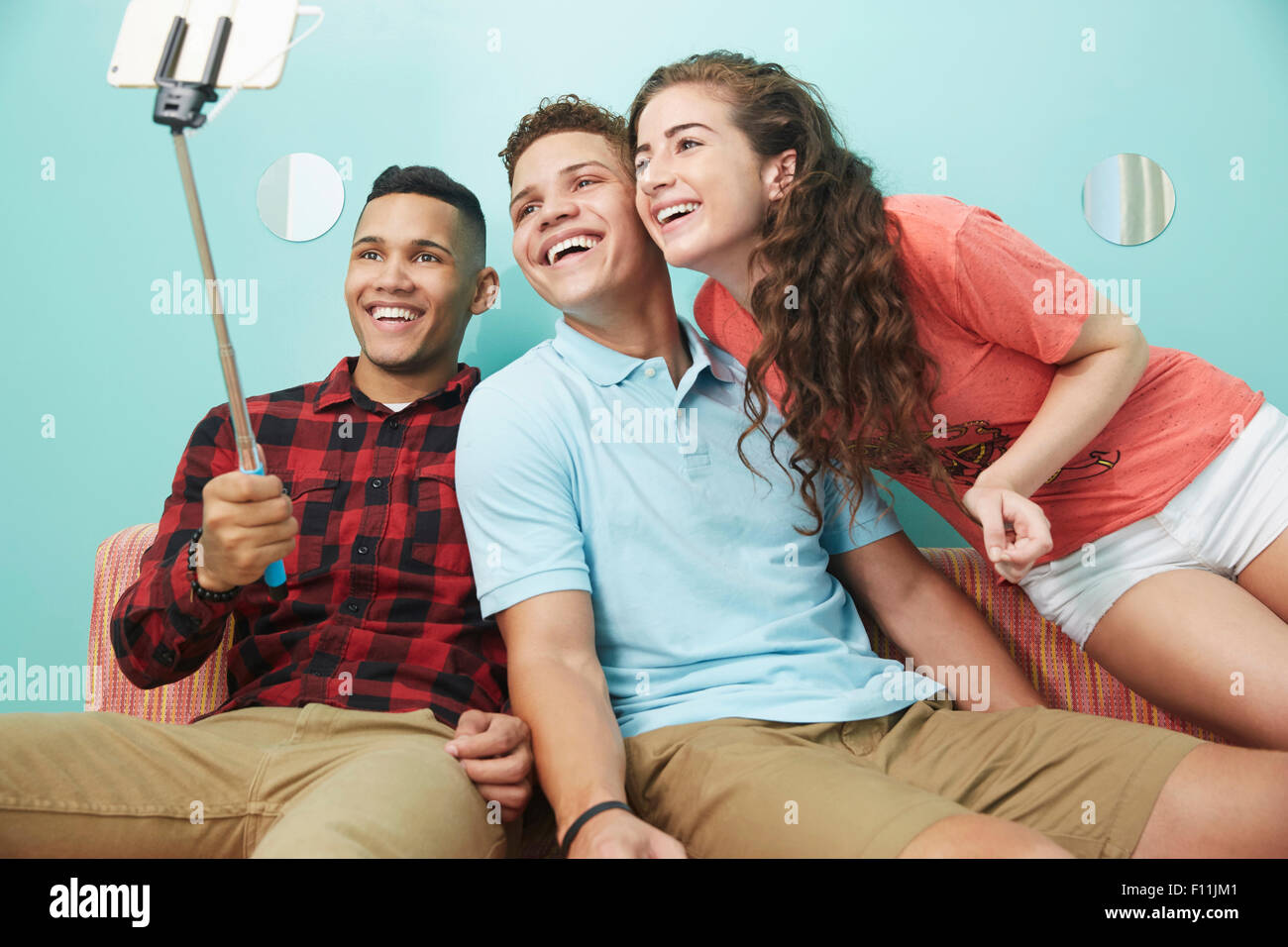 Taking selfie together hi-res stock photography and images - Alamy