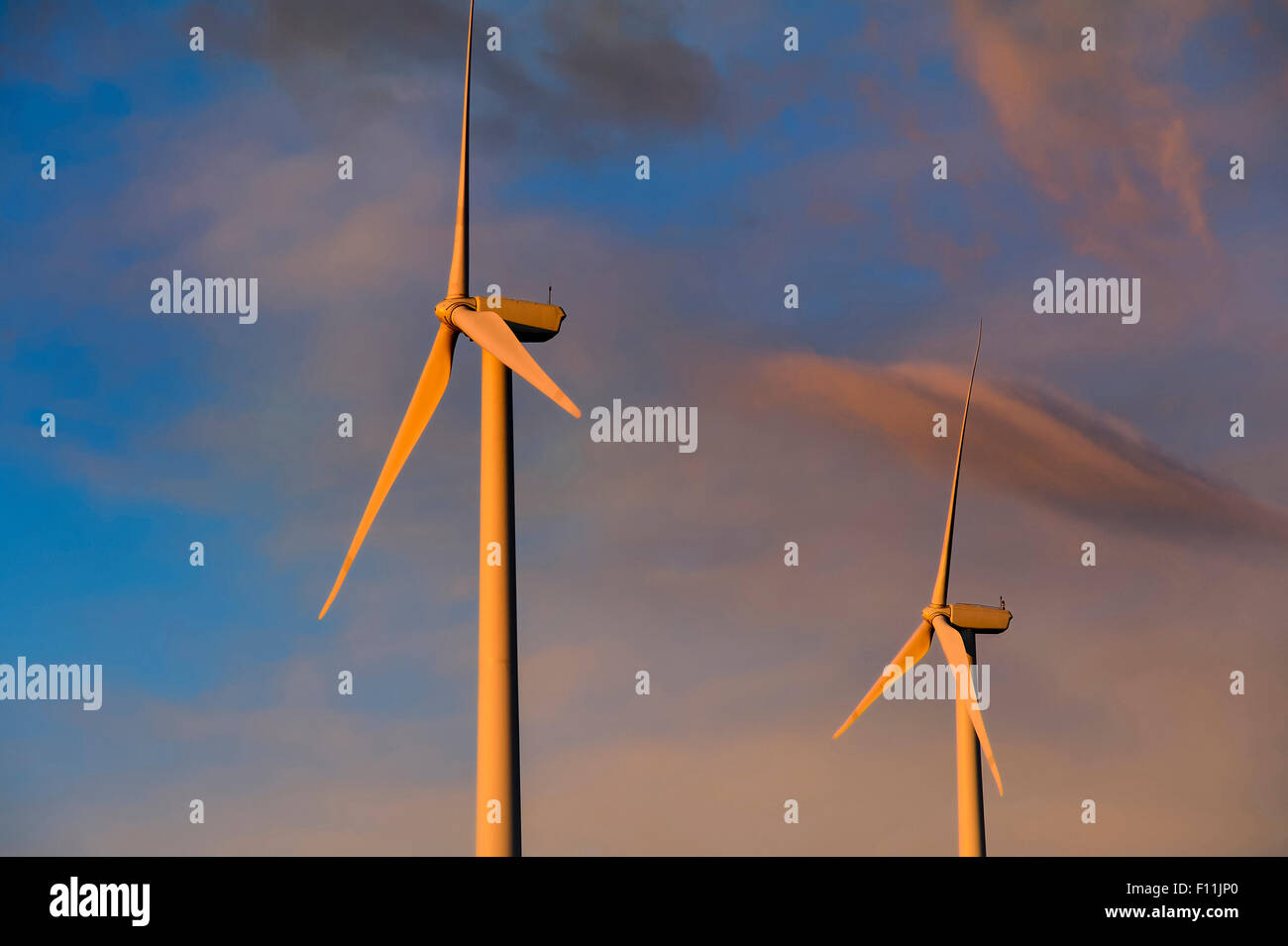 Underneath wind turbine hi-res stock photography and images - Alamy