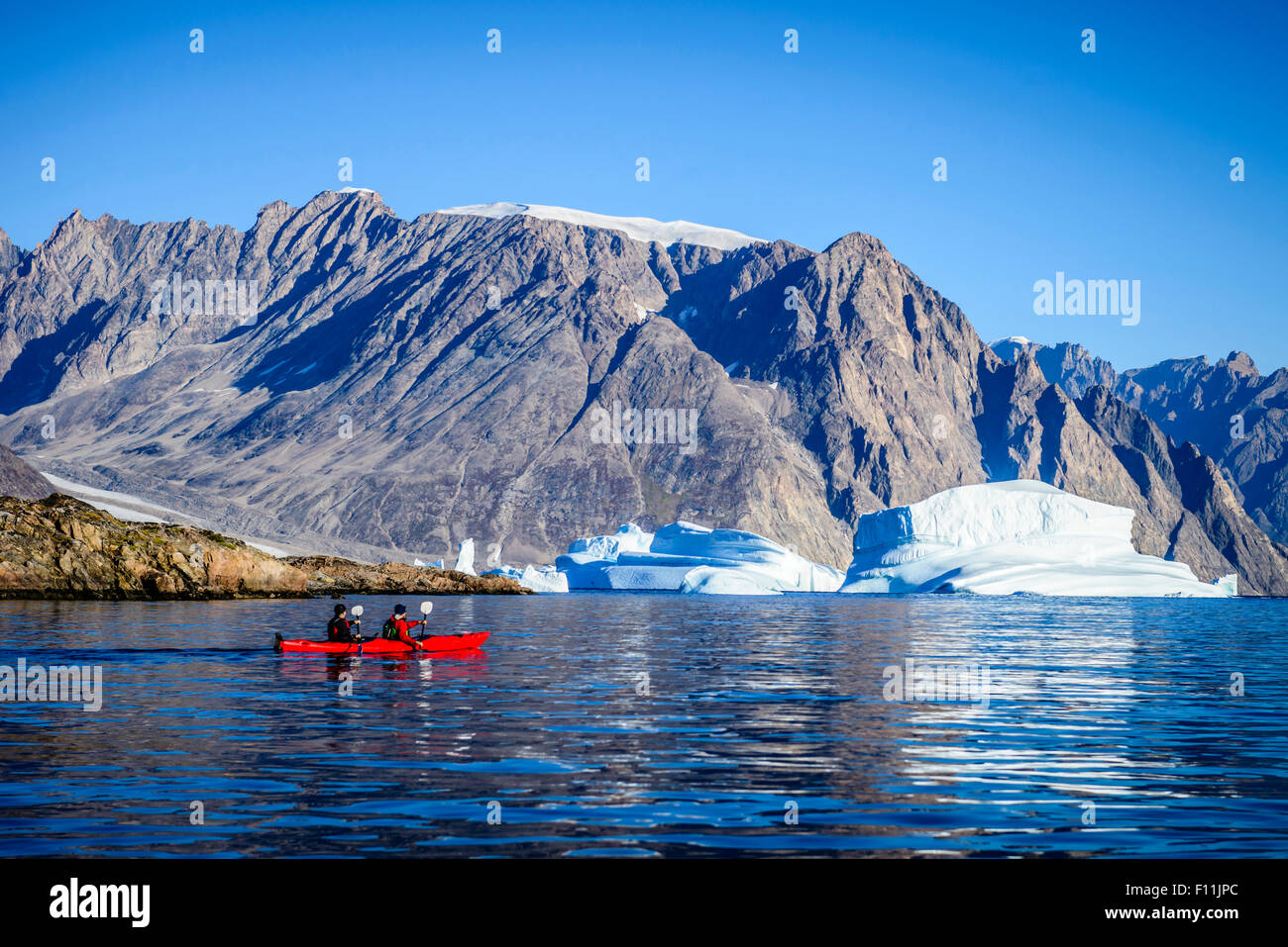 People kayaking together in clear hi-res stock photography and images ...