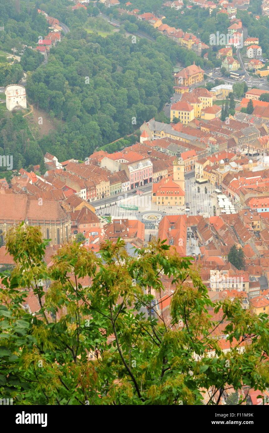 Aerial view of Brasov, Romania Stock Photo - Alamy