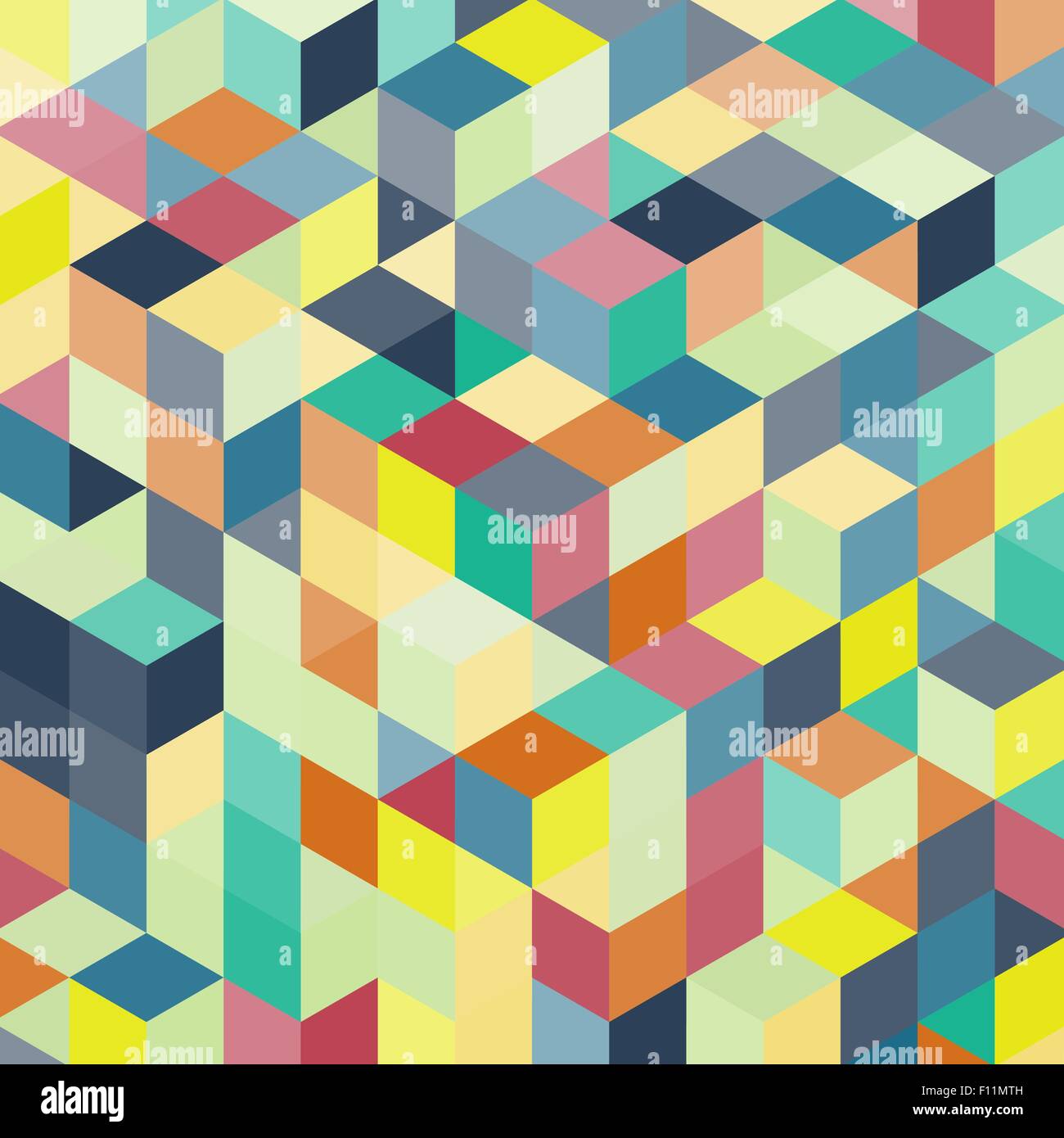 3d Blocks Structure Background. Vector Illustration. Background For ...