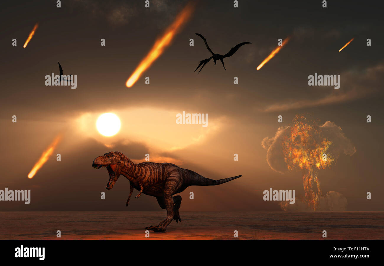 Dinosaurs asteroid hi-res stock photography and images - Alamy