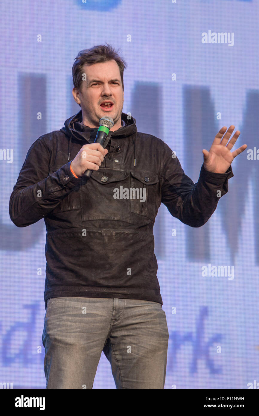 Australian Comedian Jim Jefferies performs at Barclaycard British ...