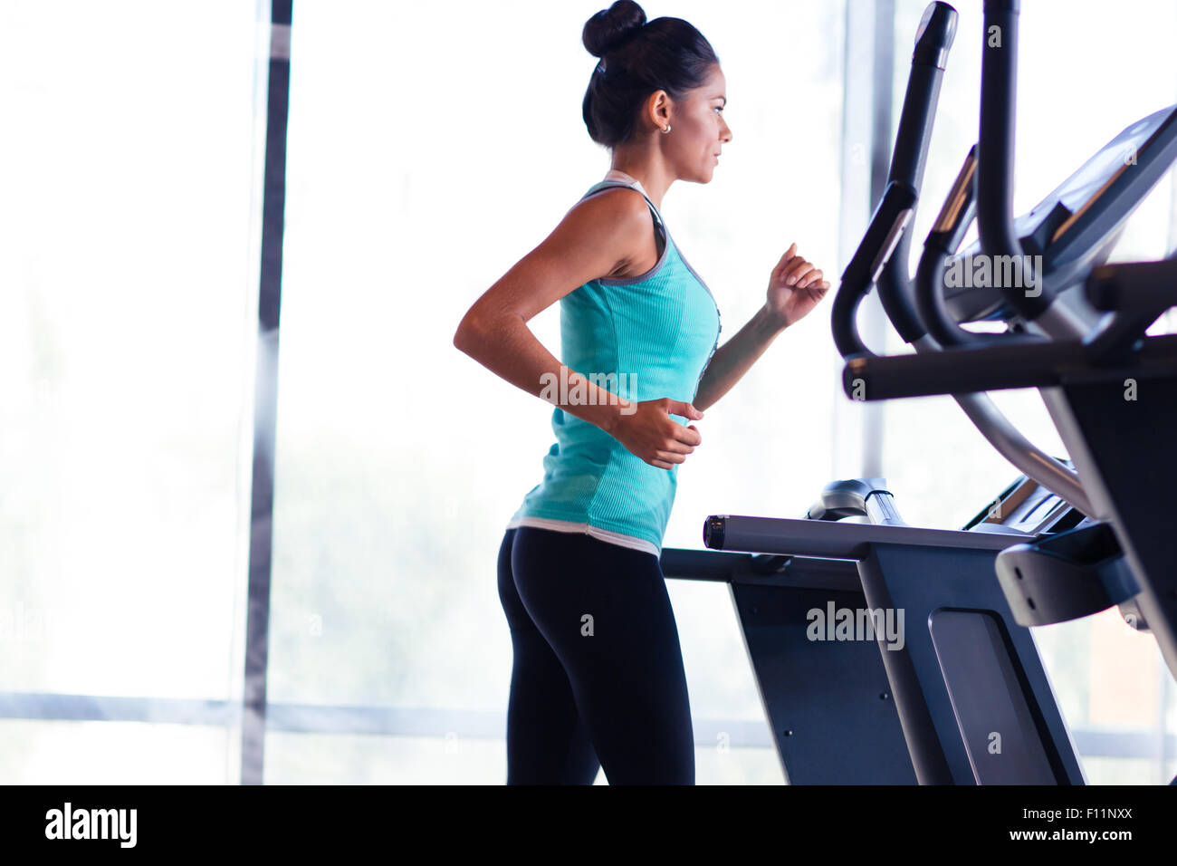 Lady running strength hi-res stock photography and images - Alamy