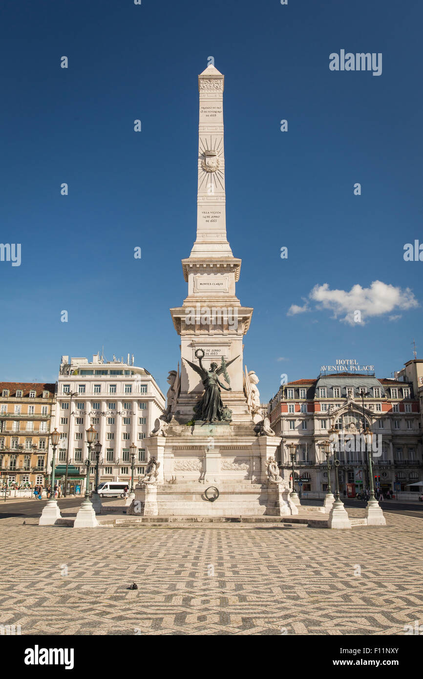 Praça dos Restauradores, Lisbon Stock Photo - Alamy