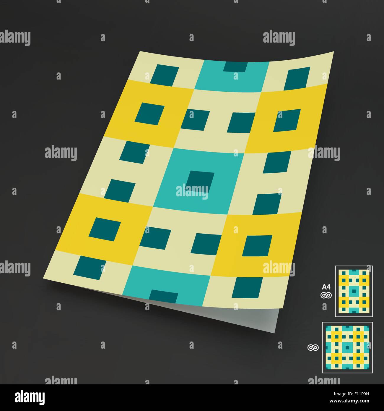 Seamless Vector Background. A4 Business Blank. Can Be Used For ...