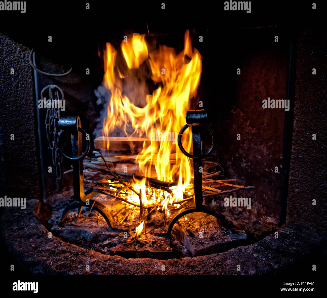 Wood fire furnace hi-res stock photography and images - Alamy