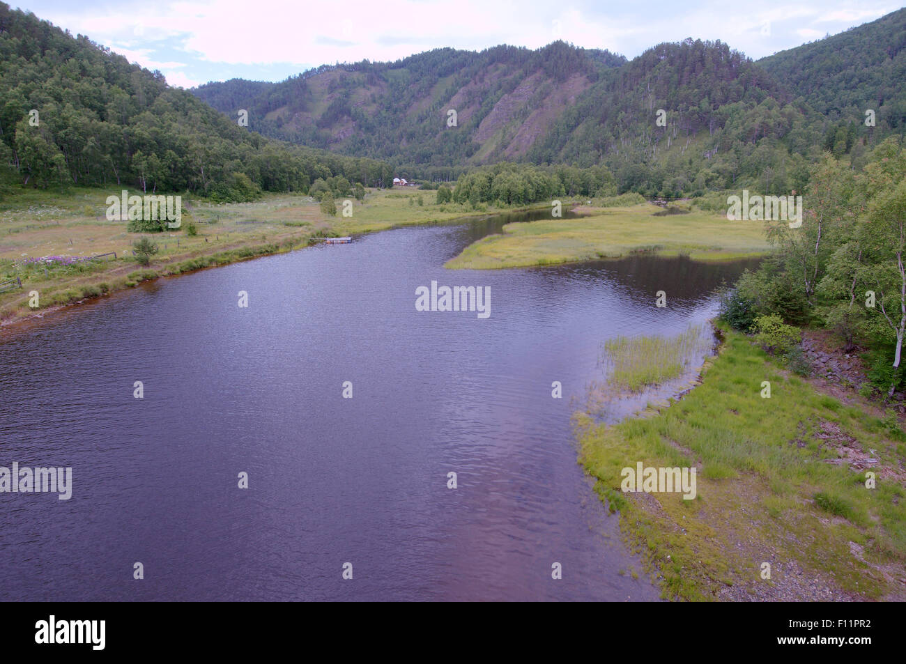 Lake Baikal, Siberia, Russia. 15th Oct, 2014. Russian landscape, lake ...
