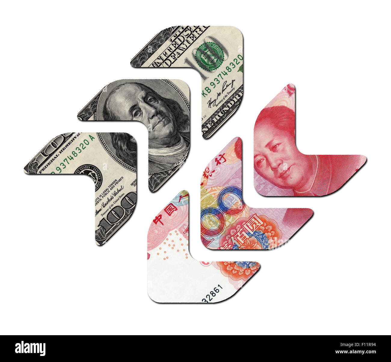Usd rmb Cut Out Stock Images & Pictures - Alamy