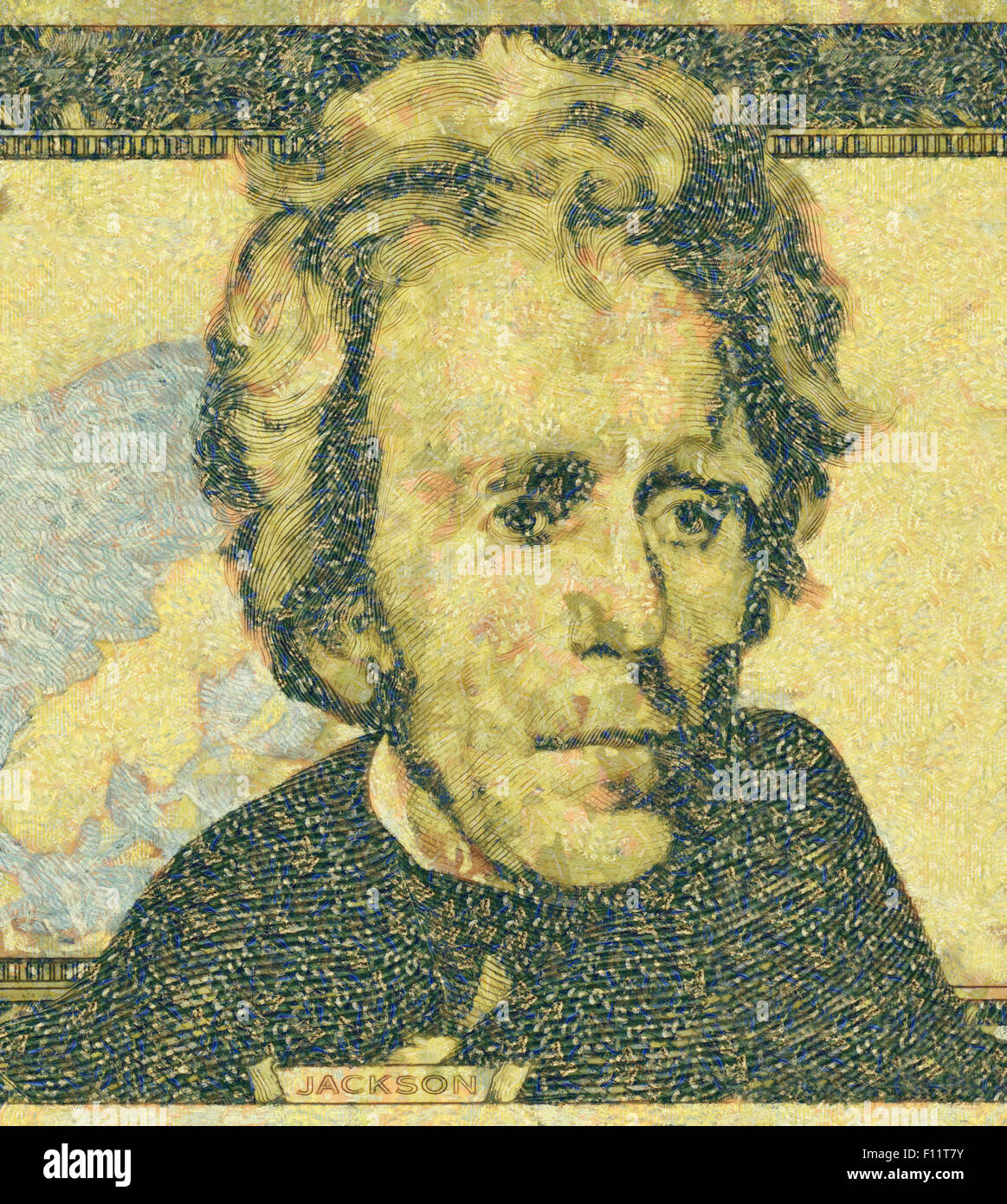 Portrait Andrew Jackson (1767-1845),US political and military leader ...