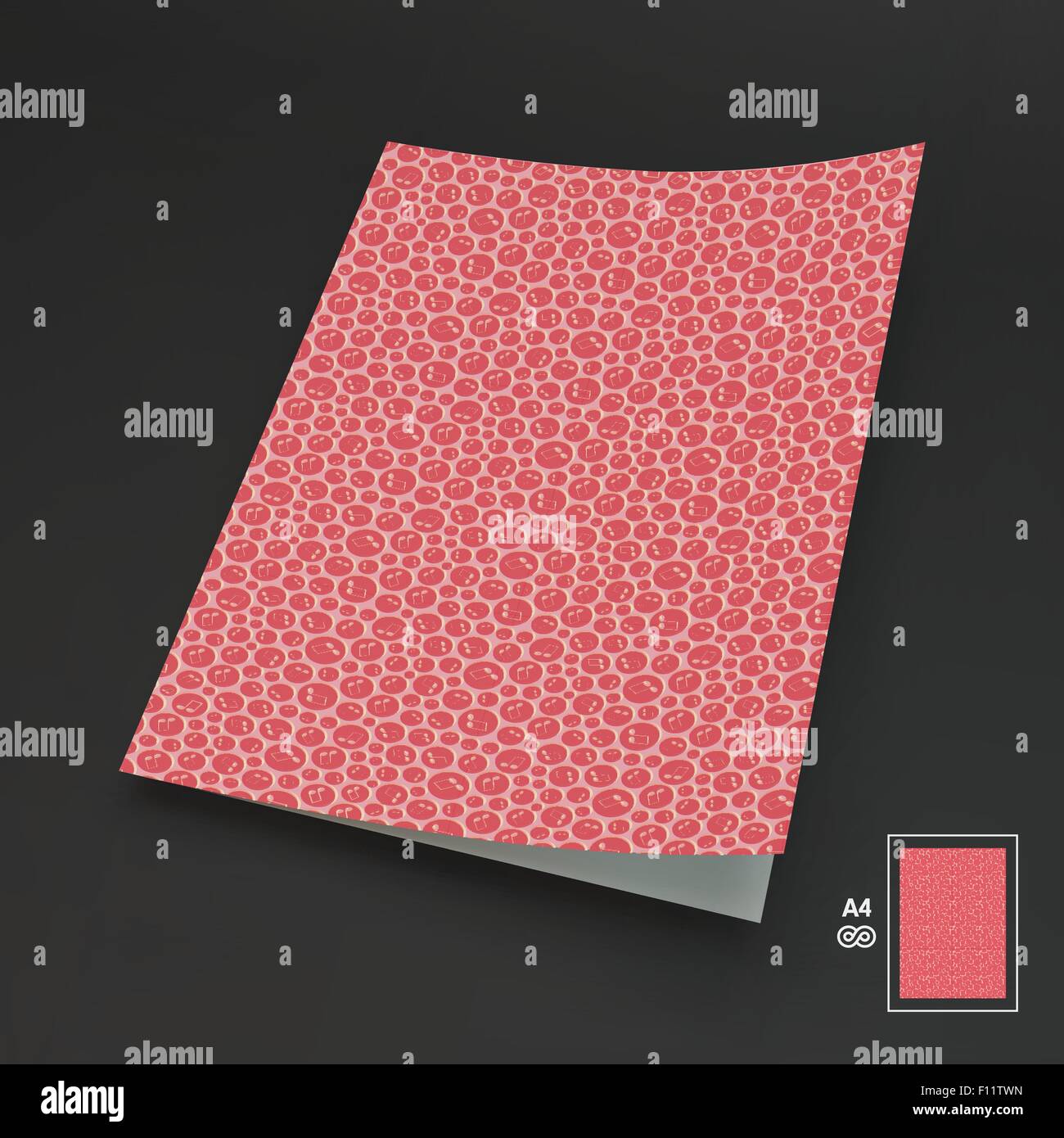 Seamless Vector Background. A4 Business Blank. Can Be Used For ...