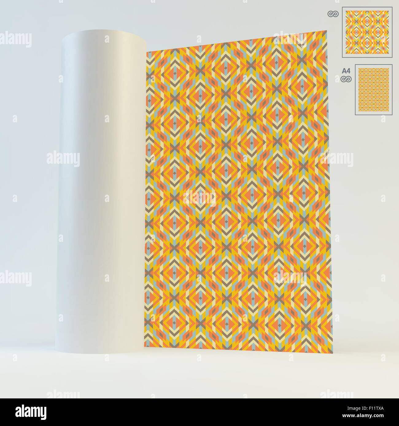 Seamless Vector Background. A4 Business Blank. Can Be Used For ...