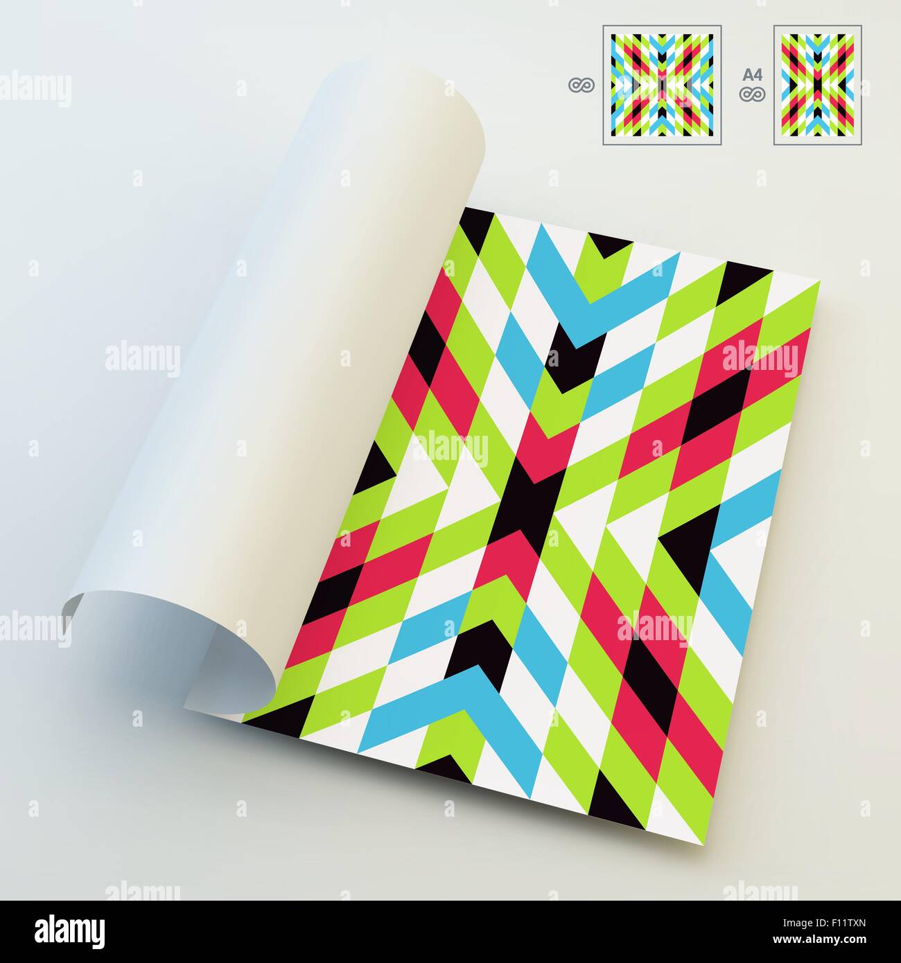 Seamless Vector Background. A4 Business Blank. Can Be Used For ...