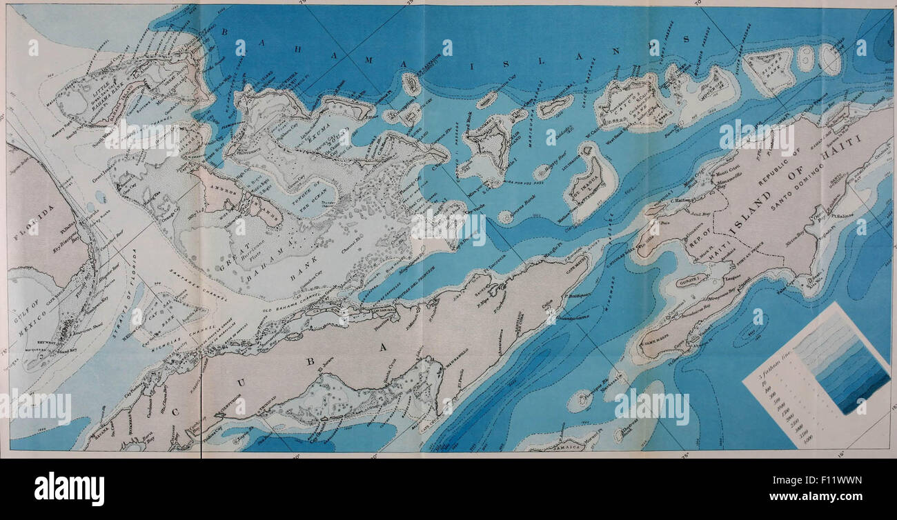 Antique map of cuba hi-res stock photography and images - Alamy