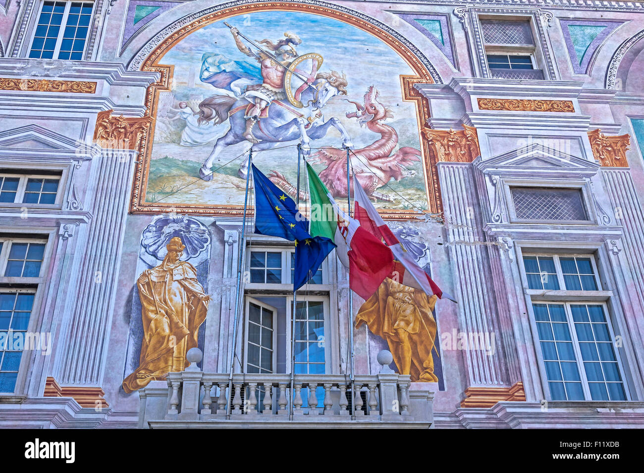 Saint george palace genoa italy hi-res stock photography and images - Alamy