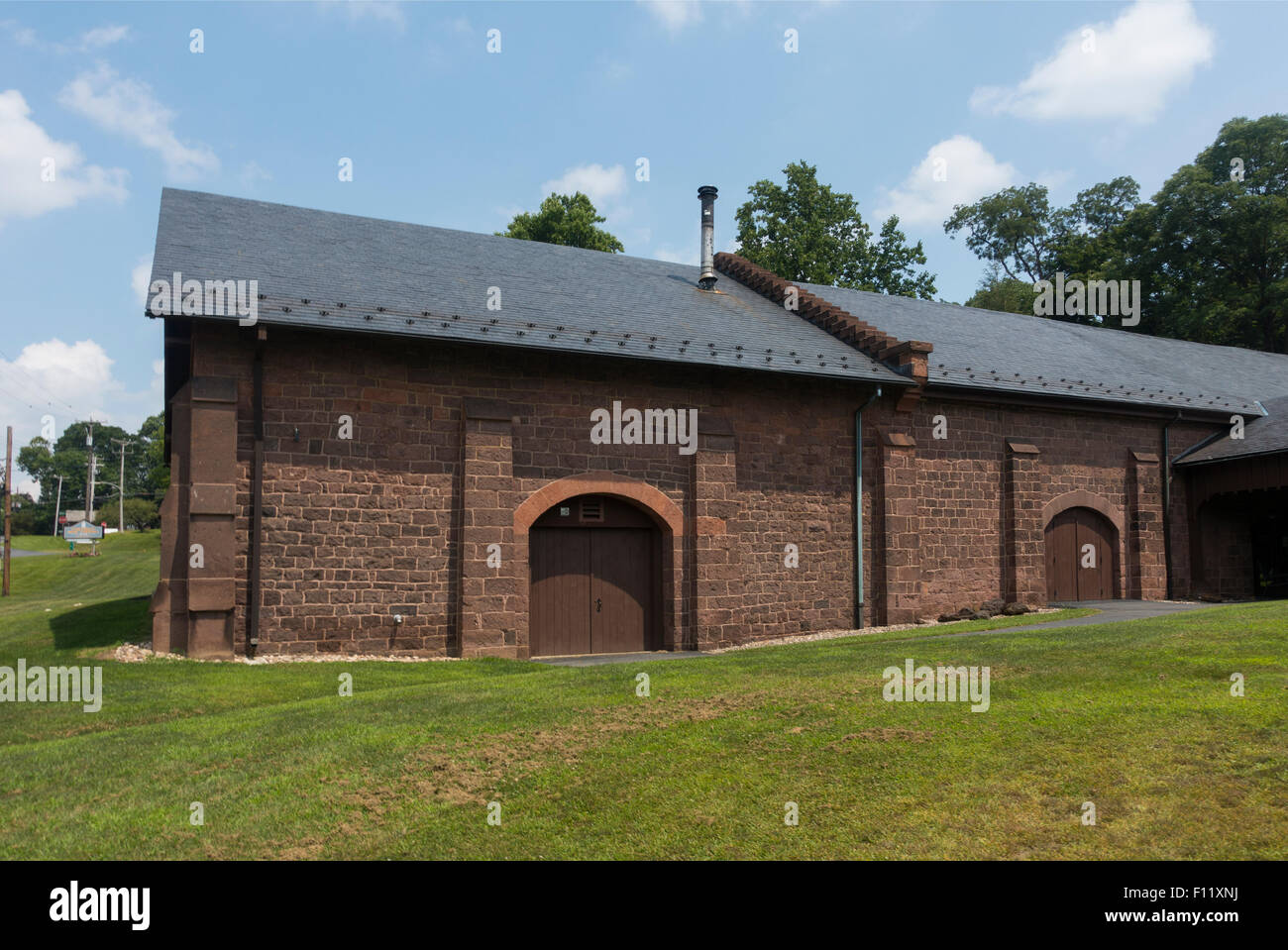 Cornwall iron furnace museum in Cornwall PA Stock Photo - Alamy