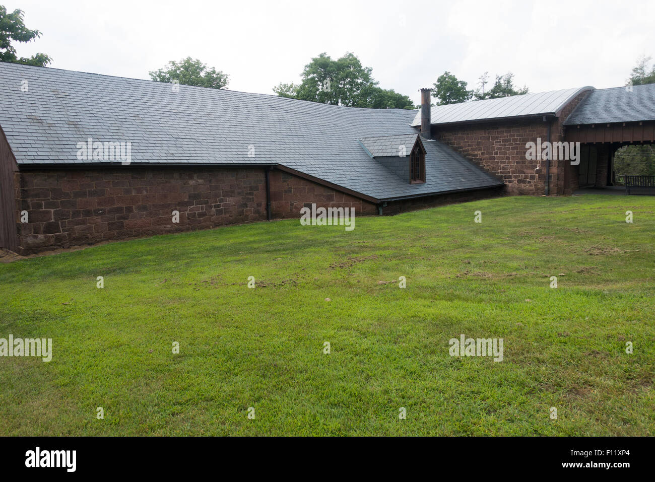 Cornwall iron furnace museum in Cornwall PA Stock Photo - Alamy