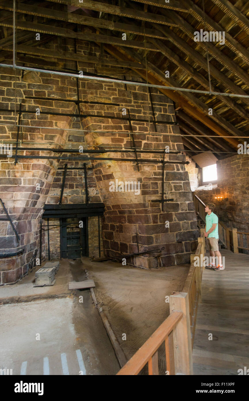 Cornwall iron furnace museum in Cornwall PA Stock Photo - Alamy