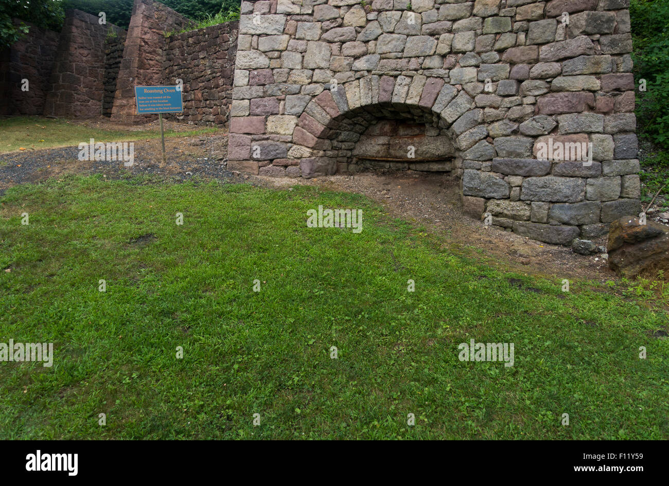 Cornwall iron furnace museum in Cornwall PA Stock Photo - Alamy