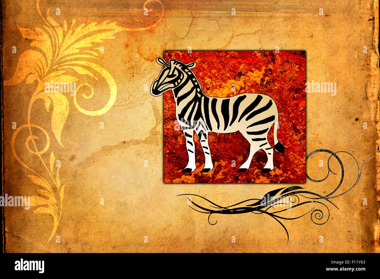 African ethnic retro vintage Stock Photo - Alamy