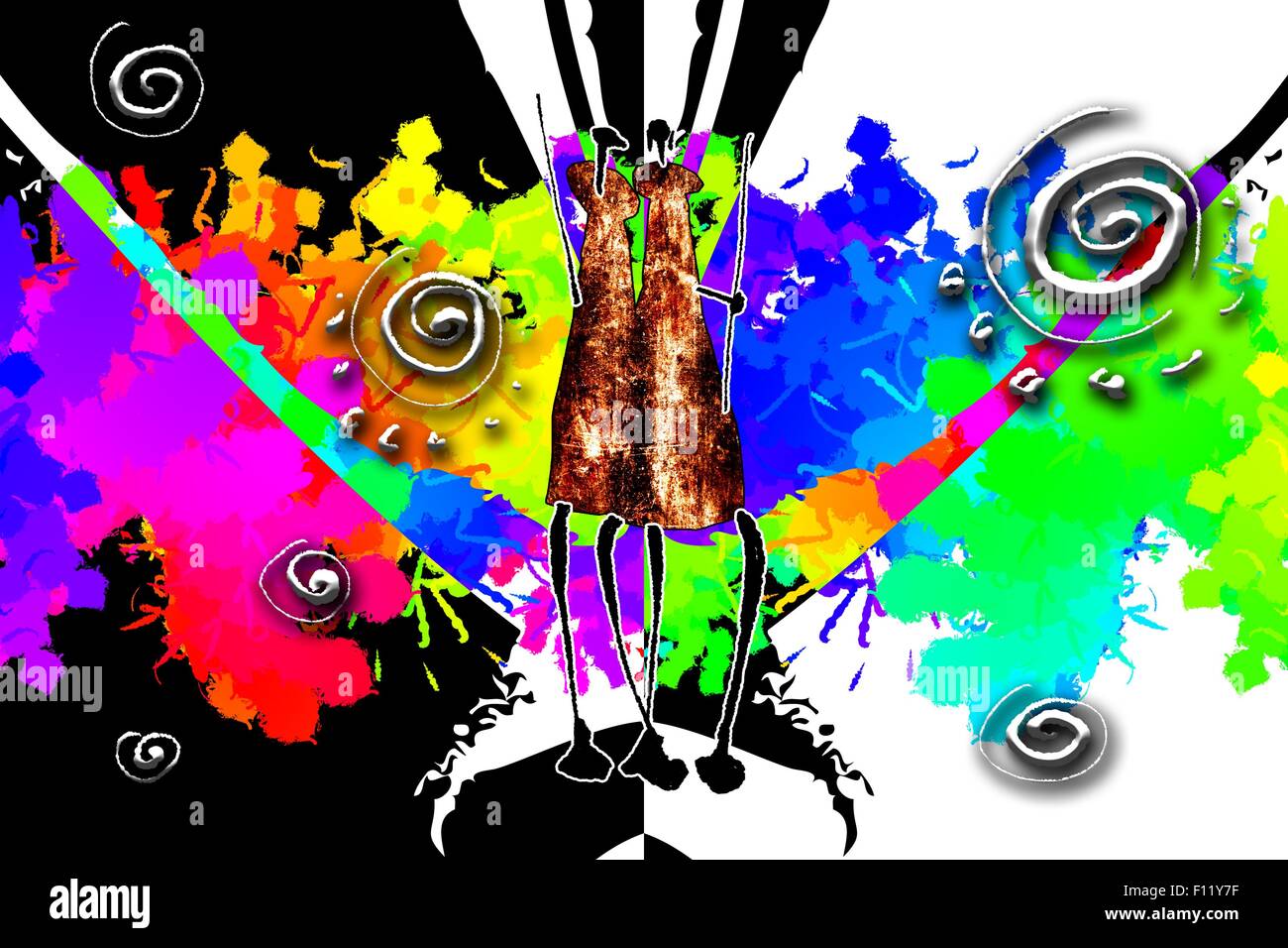 African ethnic retro vintage Stock Photo - Alamy