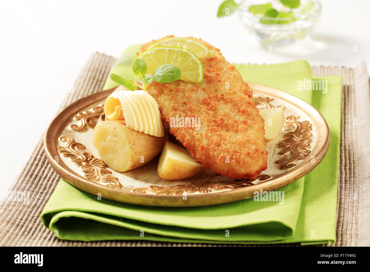 Deep fried butter fish hi-res stock photography and images - Alamy