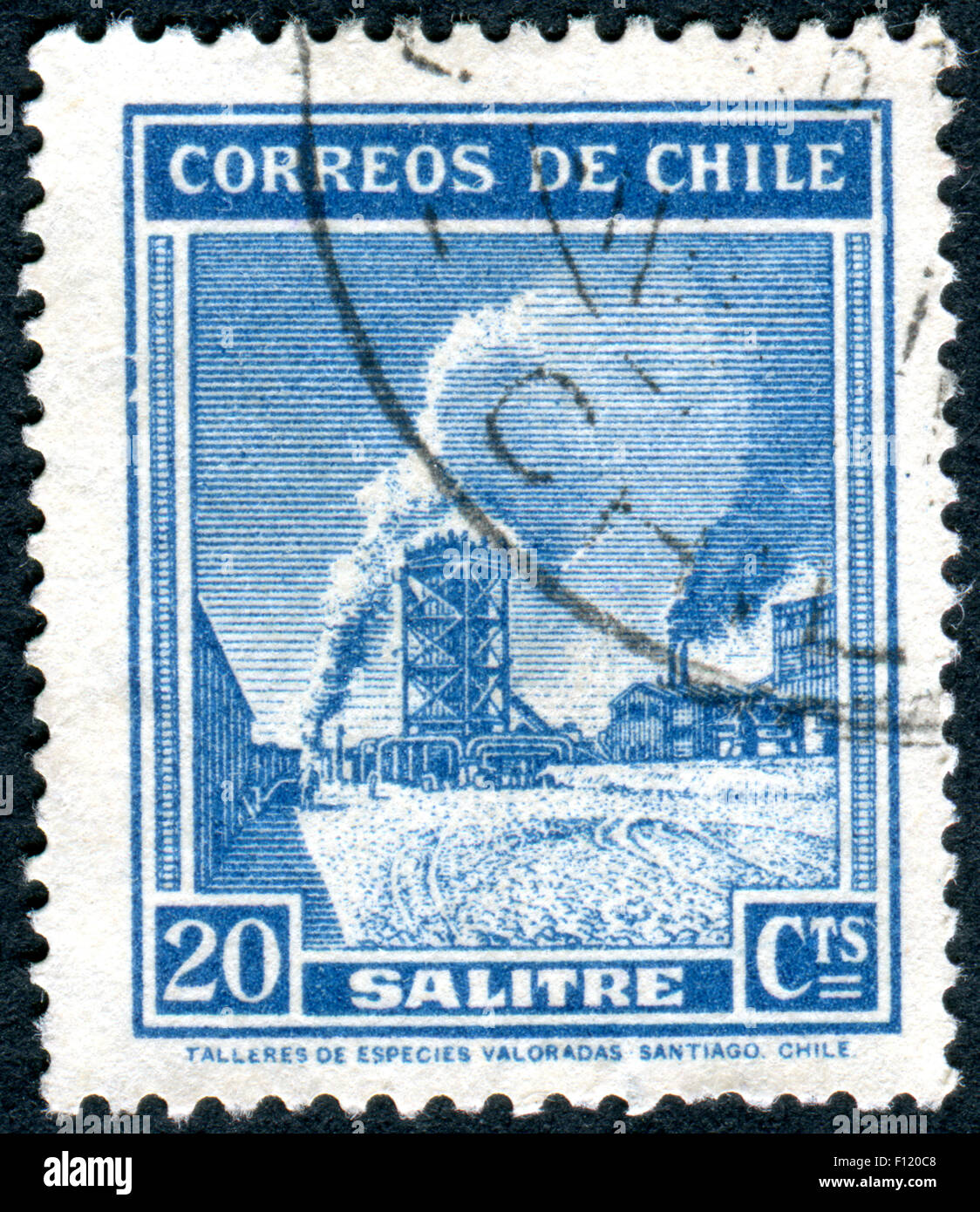Postage stamp chile hi-res stock photography and images - Alamy
