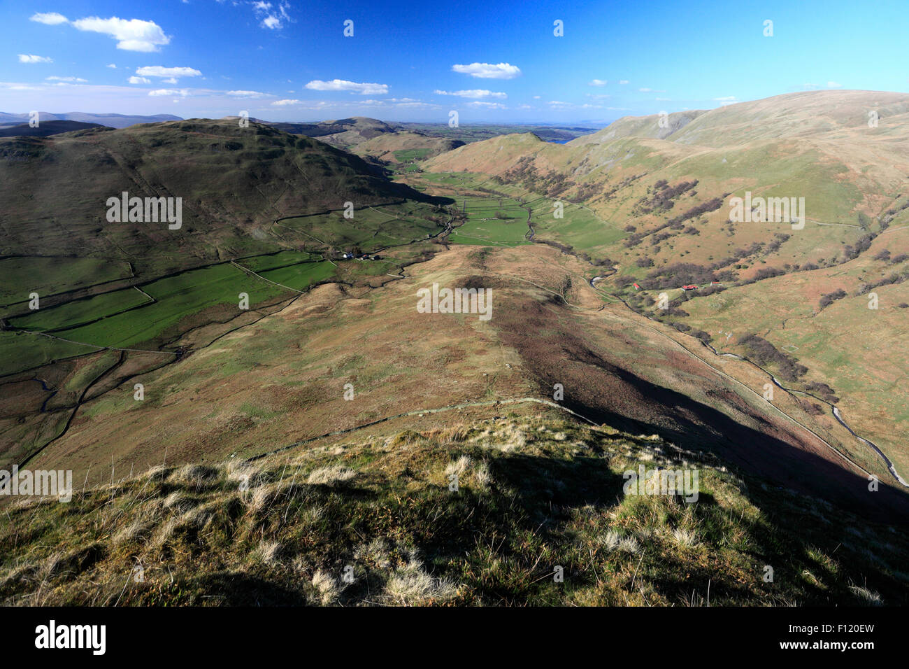 Summer, Martindale Common valley, Lake District National Park, Cumbria ...