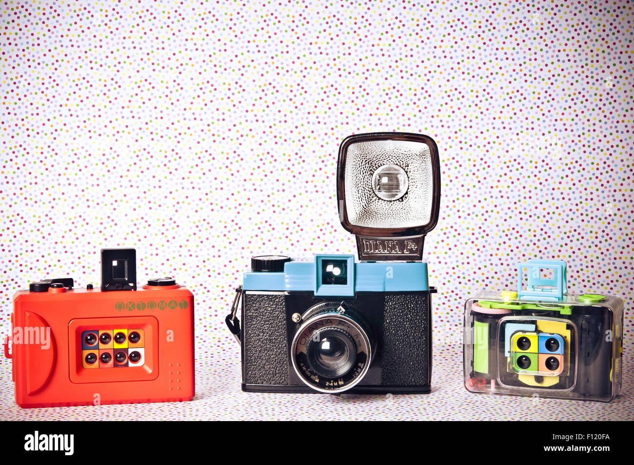 set of Lomography plastic cameras Stock Photo - Alamy