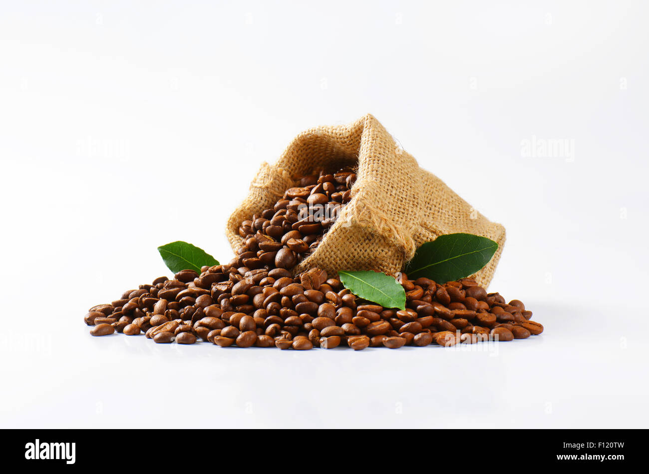 Coffee beans in fabric hi-res stock photography and images - Alamy