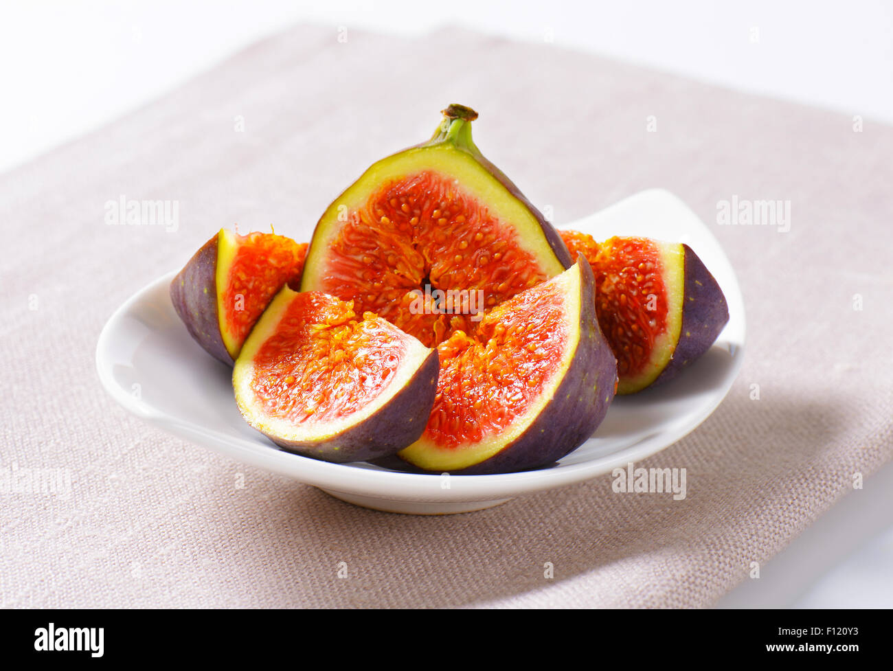 Fresh fig slices fruit hi-res stock photography and images - Alamy