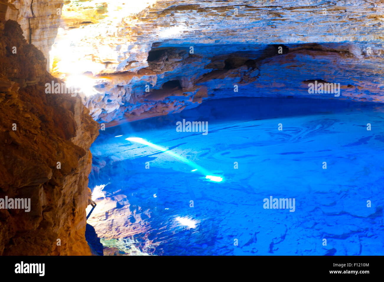 Poco Encantado, Cave in Chapada Diamantina, Brazil Stock Photo - Alamy