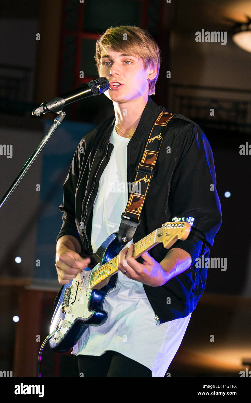 Tokyo, Japan. 25th Aug, 2015. John Andreasson a member of the Swedish ...