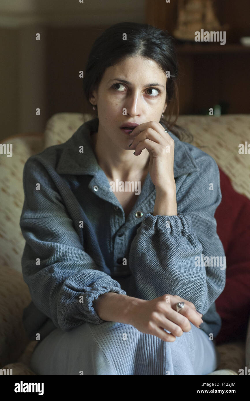 Nerea Barros takes part in a photoshoot during the filming the TV ...