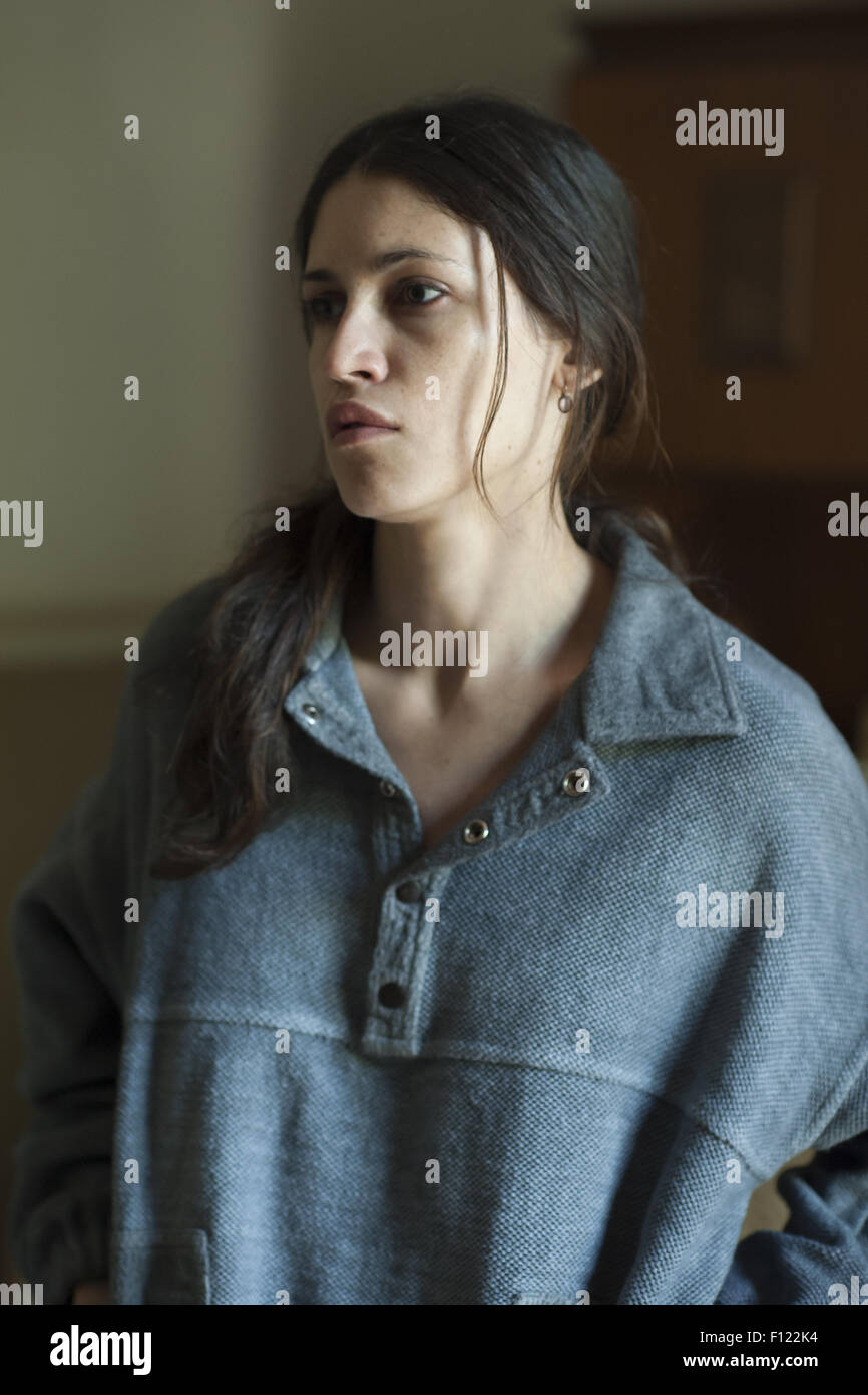 Nerea Barros takes part in a photoshoot during the filming the TV ...