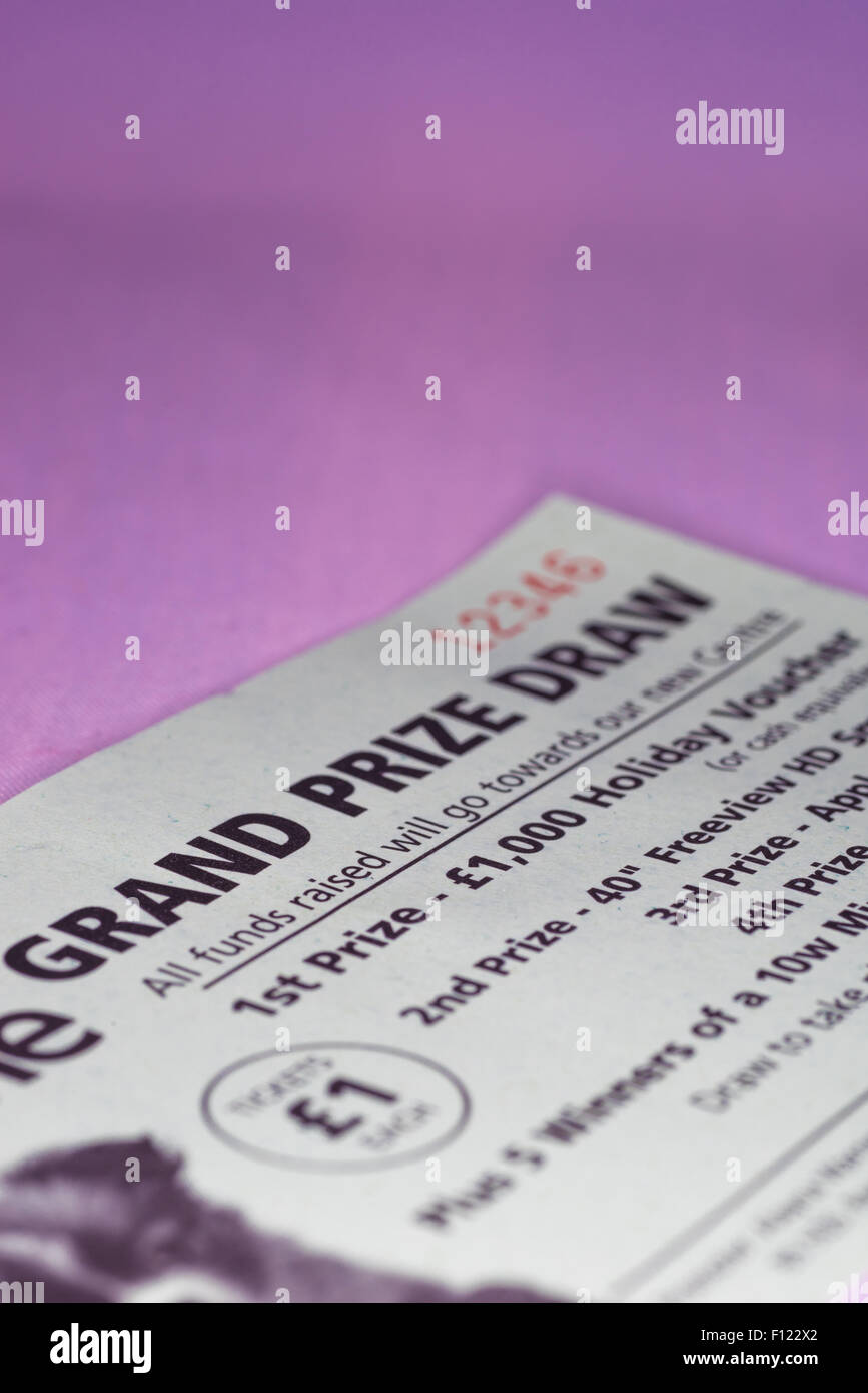 Raffle tickets for Birmingham dogs Home Charity Stock Photo - Alamy