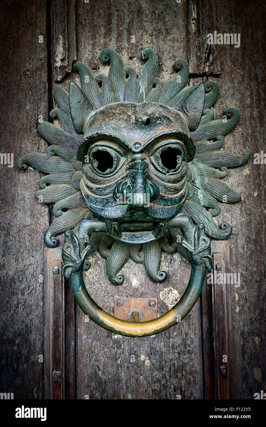 Durham Cathedral Sanctuary Door Knocker High Resolution Stock ...